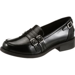 Heine Damen Slipper schwarz Gr&ouml;&szlig;e 39