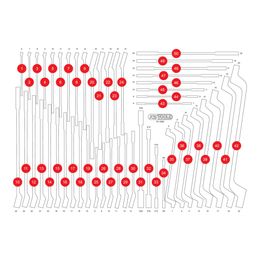 KS Tools Leere Schaumstoffeinlage zu 811.0050 (811.0050-97)