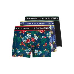 Jack & Jones JACK & JONES Boxer shorts male size S Dark blue / Brown / Black / Off white