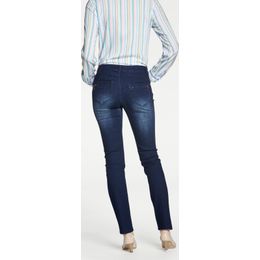 Heine Damen Skinny Jeans mit Bauch-weg-Effekt blue denim Gr&ouml;&szlig;e 25