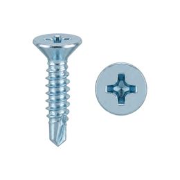 ISO 15482 Senk-Bohrschrauben Stahl ST 6,3 x 38 -H galvanisch verzinkt gal Zn S ; Industrial Quality Supplies (154820140063038)