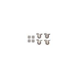 STIER Rollensatz 501-33 f&uuml;r h&ouml;henverstellbaren Schreibtisch 75mm (907789)