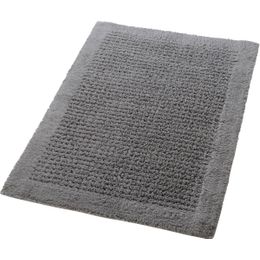 Kleine Wolke unisex Badteppich anthrazit Gr&ouml;&szlig;e 60x90 cm - Badematte