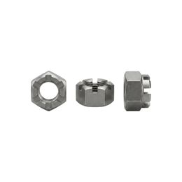 Sechskantmutter DIN 935 M 6 x 1 Stahl blank ; Industrial Quality Supplies (009353000060000)
