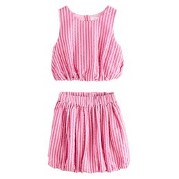next Set: Bluse und Rock M&auml;dchen Gr&ouml;&szlig;e 116 pink / rosa