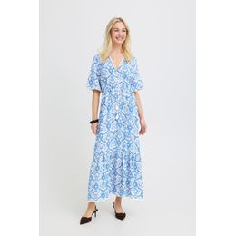 B.Young Kleid 'BYHalba' Damen Gr&ouml;&szlig;e 38 blau / kobaltblau / hellblau / wei&szlig; Sommerkleid
