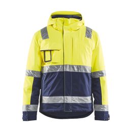 BLAKL&Auml;DER Blakl&auml;der Warnschutz Winterjacke, gelb / marineblau, Unisex-Gr&ouml;&szlig;e: 2XL (487019873389XXL)