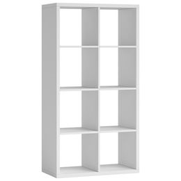 CARRYHOME Raumteiler Style, Wei&szlig;, Holzwerkstoff, 77x147x38 cm, Made in EU, Beim&ouml;bel erh&auml;ltlich, Wohnzimmer, Raumteiler & Paravents, Raumteiler