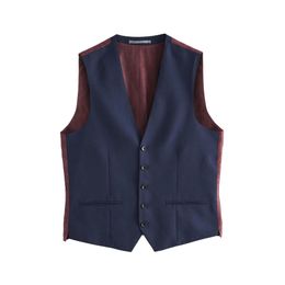 next Anzugweste 'Tollegno' Herren Gr&ouml;&szlig;e 34 navy / schoko