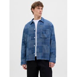 Jack & Jones Jack & Jones Hemd Herren Gr&ouml;&szlig;e XXL blau / blue denim