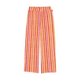 WE Fashion Hose M&auml;dchen Gr&ouml;&szlig;e 128 dunkelorange / rosa / cranberry / wei&szlig;