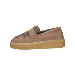 Blackstone Slipper 'Enjar Katta EL416' Damen Gr&ouml;&szlig;e 44 gold / taupe Sommerschuhe