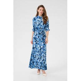 Kaffe Kleid 'Velana' Damen Gr&ouml;&szlig;e 46 blau / hellblau / dunkelblau Sommerkleid