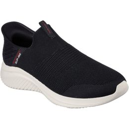 Skechers Ultra Flex 3.0 Smooth Step Polyester Herren Sneaker Schwarz