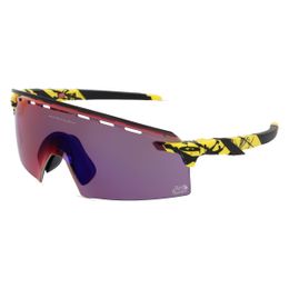 Oakley OO9235 ENCODER STRIKE VENTED | Herren-Sonnenbrille | Fassung: Randlos, Quadratisch, Kunststoff, Grau | Glasfarbe: Grau