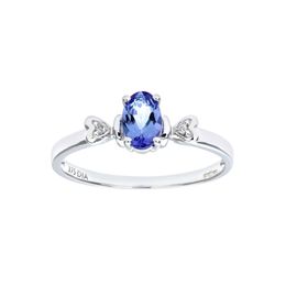Diamant Leternel Ring 'Herz' Damen Gr&ouml;&szlig;e 50 silber