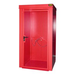 Bauer S&uuml;dlohn Gasflaschen-Container GFC-B M0, lackiert, Feuerrot (4477-30-0000-3000)