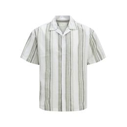 Jack & Jones JACK & JONES Button Up Shirt 'JPRCCSummer' male size XS Grey / Taupe / Light grey