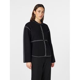 Y.A.S YAS Knit Cardigan 'Jena' female size XXL Black / White