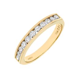 Diamant Leternel Ring 'Eternity-Ring aus 375 Gelbgold mit Diamant' Damen Gr&ouml;&szlig;e 48 gold