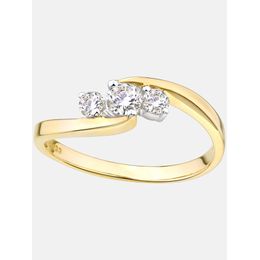 DIAMANT LETERNEL Ring 'Trilogie' female size 64 Gold