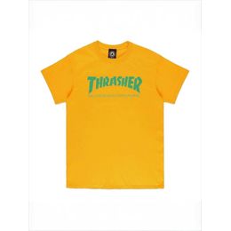 Thrasher Shirt 'SKATE MAG T-SHIRT' male size M Gold