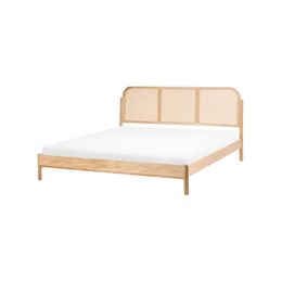 Beliani Doppelbett ARCHAIL in Braun - (W) 187 x (H) 99 x (L) 209 cm | Gr.: onesize