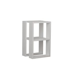 CALICOSY Nachttisch LORRIE in Wei&szlig; - (W)34 x (H)55 x (L)30 cm | Gr.: onesize