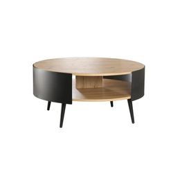 CALICOSY Tisch EKLO in Eiche - (W)80 x (H)39 x (L)80 cm | Gr.: onesize
