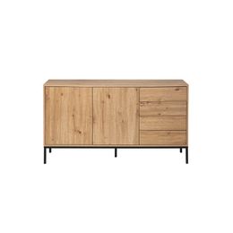 CALICOSY Sideboard LENNY in Helles - (W)140 x (H)80 x (L)40 cm | Gr.: onesize