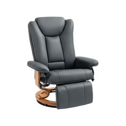 HOMCOM Relaxsessel in Dunkelgrau 78L x 88B x 103H cm | Gr.: onesize