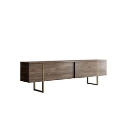 CALICOSY TV M&ouml;bel LUXE in Walnuss - (W)180 x (H)50 x (L)30 cm | Gr.: onesize