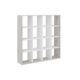 CALICOSY M&ouml;bel Mega 6 in Wei&szlig; - (W)138,5 x (H)143 x (L)33 cm | Gr.: onesize