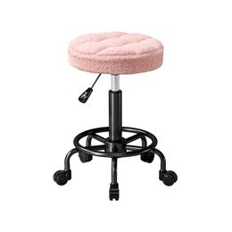 HOMCOM Rollhocker in Rosa 50L x 50B x 66H cm | Gr.: onesize