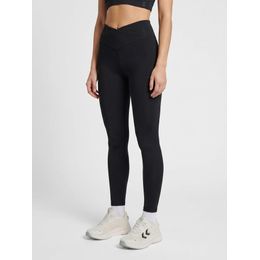 Hummel Leggings Hmlyoga Multisport Damen in BLACK | Gr.: XS
