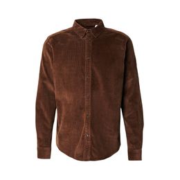 Only & Sons Only & Sons Button Up Shirt 'ONSMICHAEL' male size L Dark brown