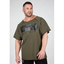 Gorilla Wear T-shirt - Classic Workout Top - Dunkelgr&uuml;n | Gr.: S/M