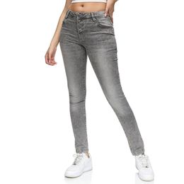 REPUBLIX Skinny-Fit Jeans ISLA in Grau | Gr.: 46