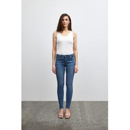 Pulz Jeans PZJOY Regular fit in Medium Blue Denim | Gr.: 27