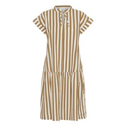 Saint Tropez Kleid 'Zalinda' Damen Gr&ouml;&szlig;e 34 braun / wei&szlig; Sommerkleid