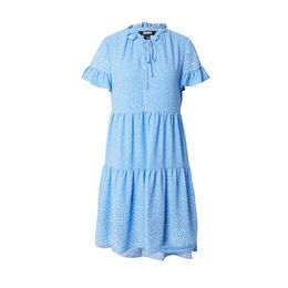 DKNY Kleid Damen Gr&ouml;&szlig;e 32 hellblau / wei&szlig; Sommerkleid