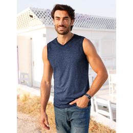 WITT Herren V-Shirt &auml;rmellos, aus Baumwolle, marine, Gr&ouml;&szlig;e 56/58