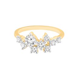 ETHISHER DIAMANTEN Ring 'Ring aus 375 Gelbgold mit Lab Grown Diamant' female size 56 Gold