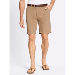 Marco Donati Herren Bermudas aus Twill-Qualit&auml;t, taupe, Gr&ouml;&szlig;e 48