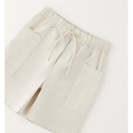 sarabanda M&auml;dchen Shorts "BABY BOY SUMMER TROUSER", beige, Gr. 92, 98% Baumwolle, 2% Elasthan, Hosen