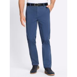 Marco Donati Herren Chinohose in Sommer-Qualit&auml;t, jeansblau, Gr&ouml;&szlig;e 52