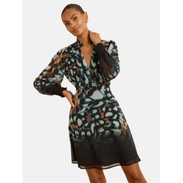Love & Roses Kleid Damen Gr&ouml;&szlig;e 38 marine / mint / dunkelorange Sommerkleid