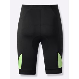 Catamaran Sports Herren Radlerhose rutschsicherem Beinabschluss, schwarz-reseda, Gr&ouml;&szlig;e 48/50