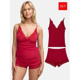Tazzio Short Pajama Set 'F909' female size M Red