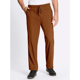 Marco Donati Herren Hose im Baumwoll-Viskose-Mix, cognac, Gr&ouml;&szlig;e 26